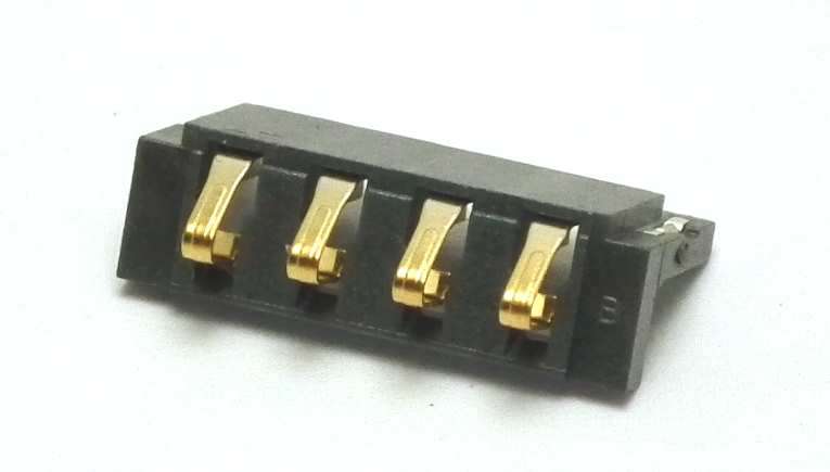 Battery conn. 2.50mm Pitch Mid Mount SMT 4Pin - ZICONN Electronic